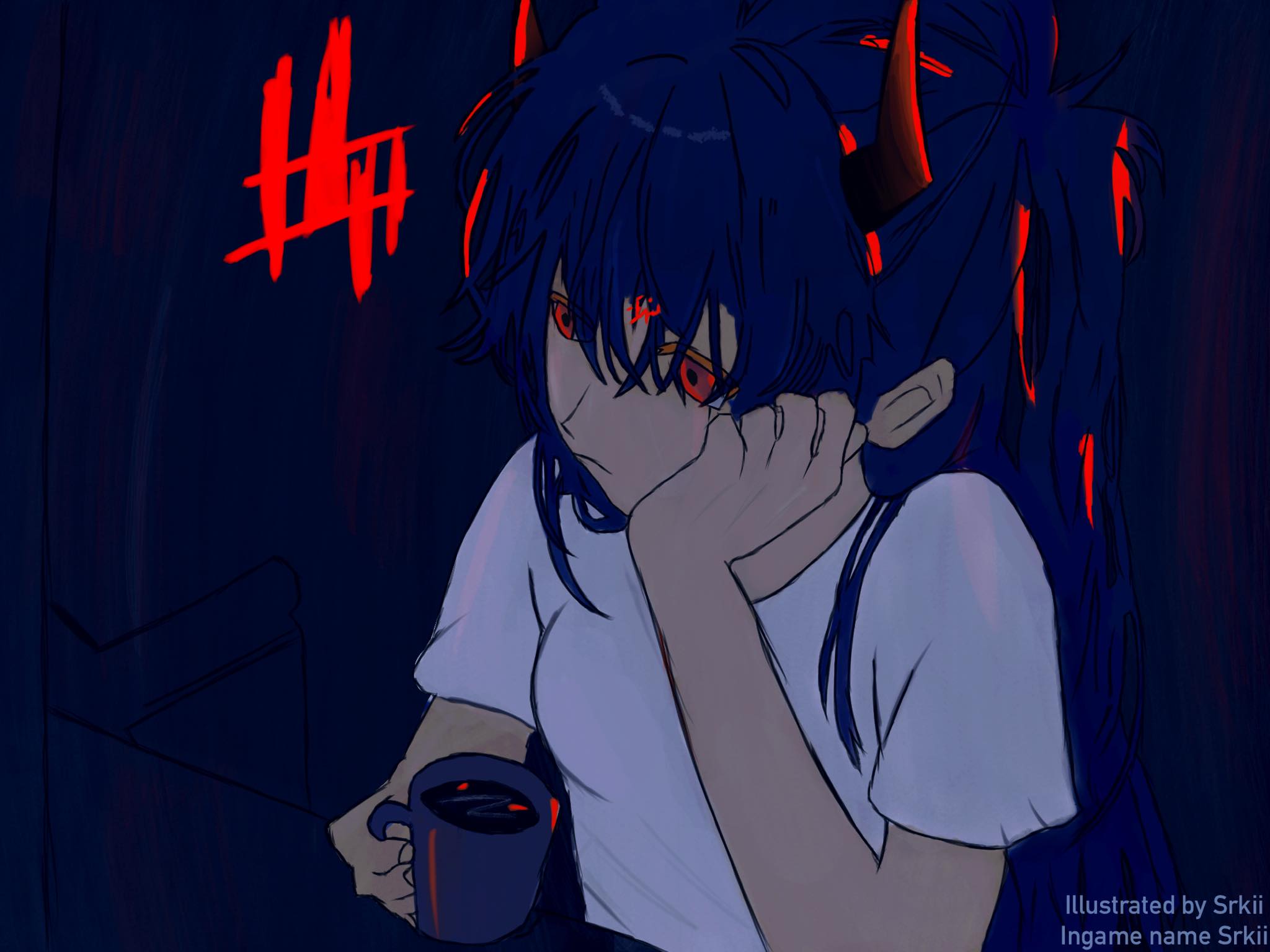 Apocalypse Ravi with coffee