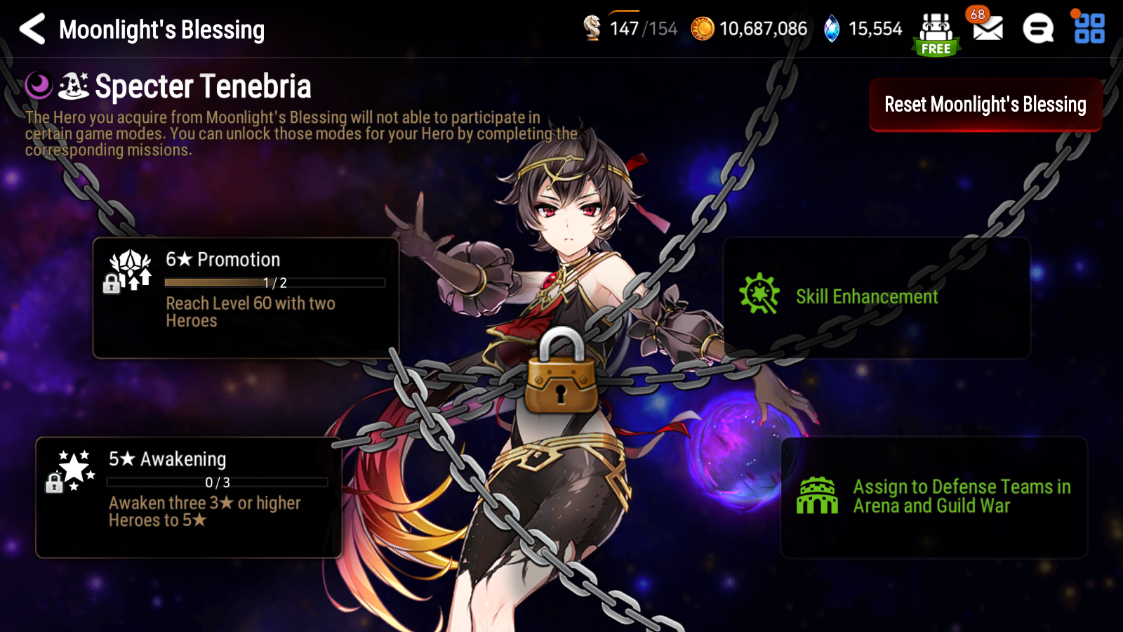 Moonlight's blessing - Awaken three 3* to 5*