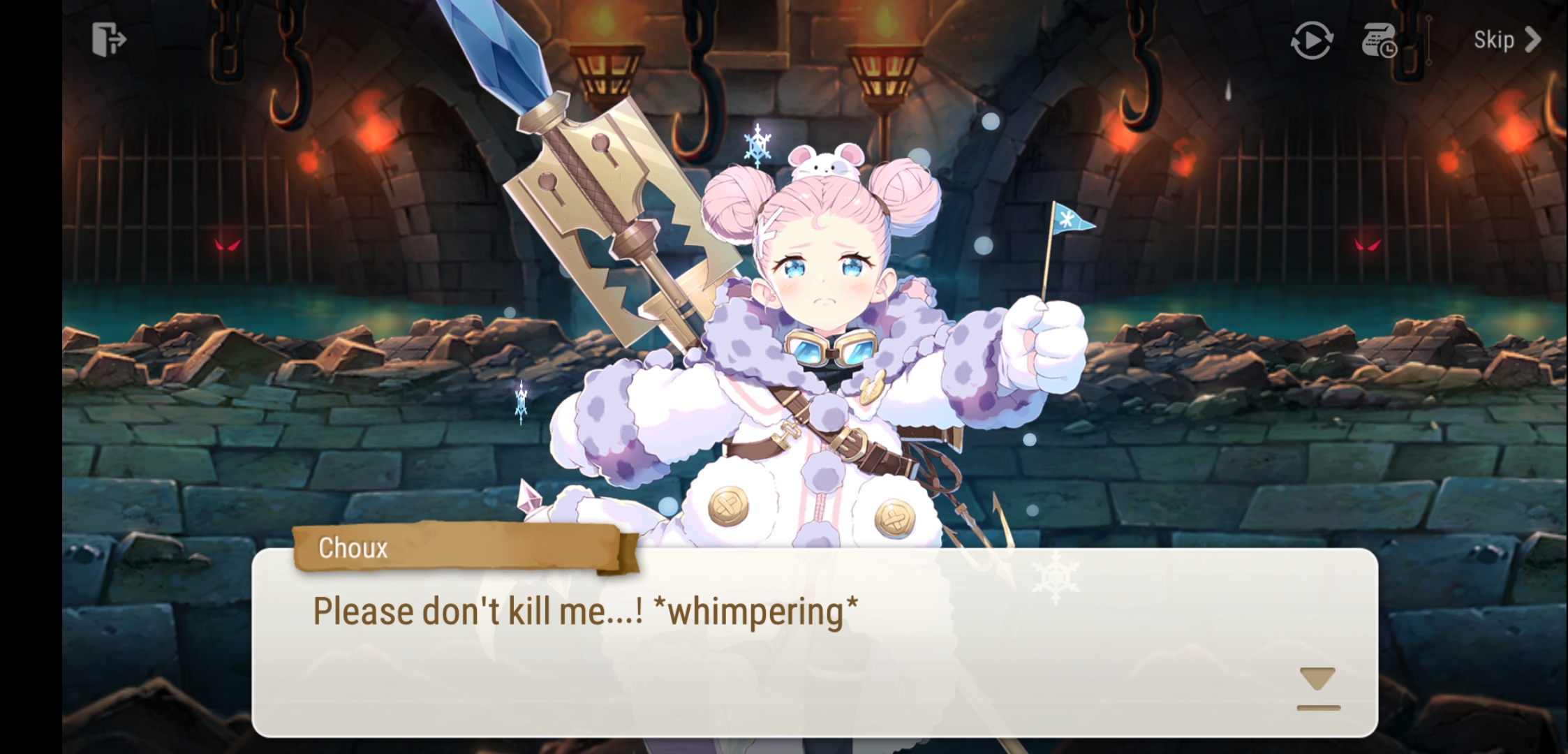 OWU! kids begging for their lives is not cool... Yet "anime cool"~🐗😵