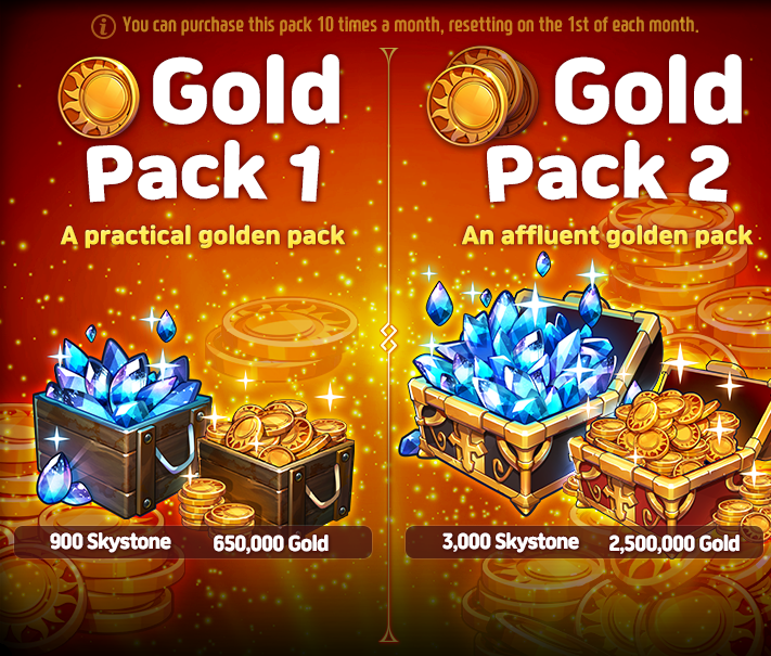 Gold Pack 1 & 2 End of Sale Notice
