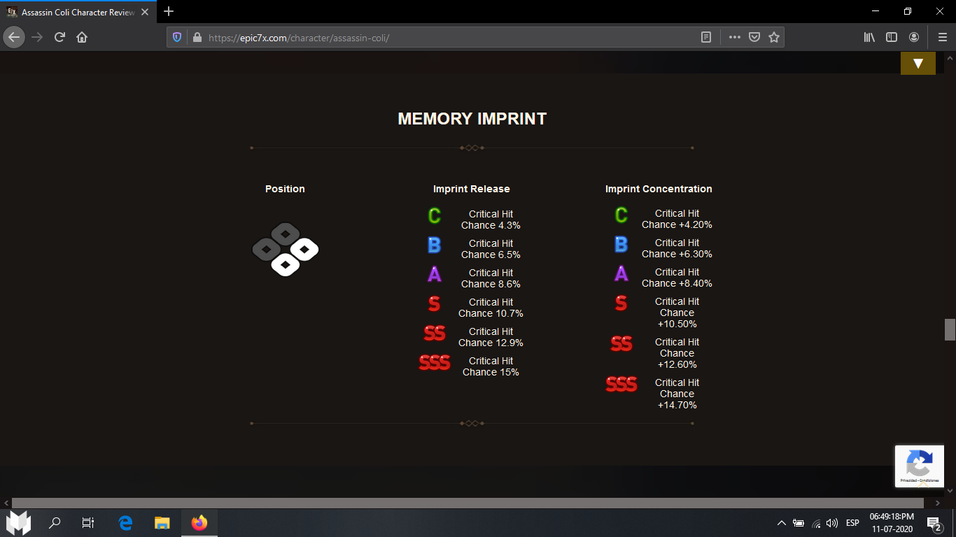 Error en la "Habilidad de Devocion" de Assassin Coli