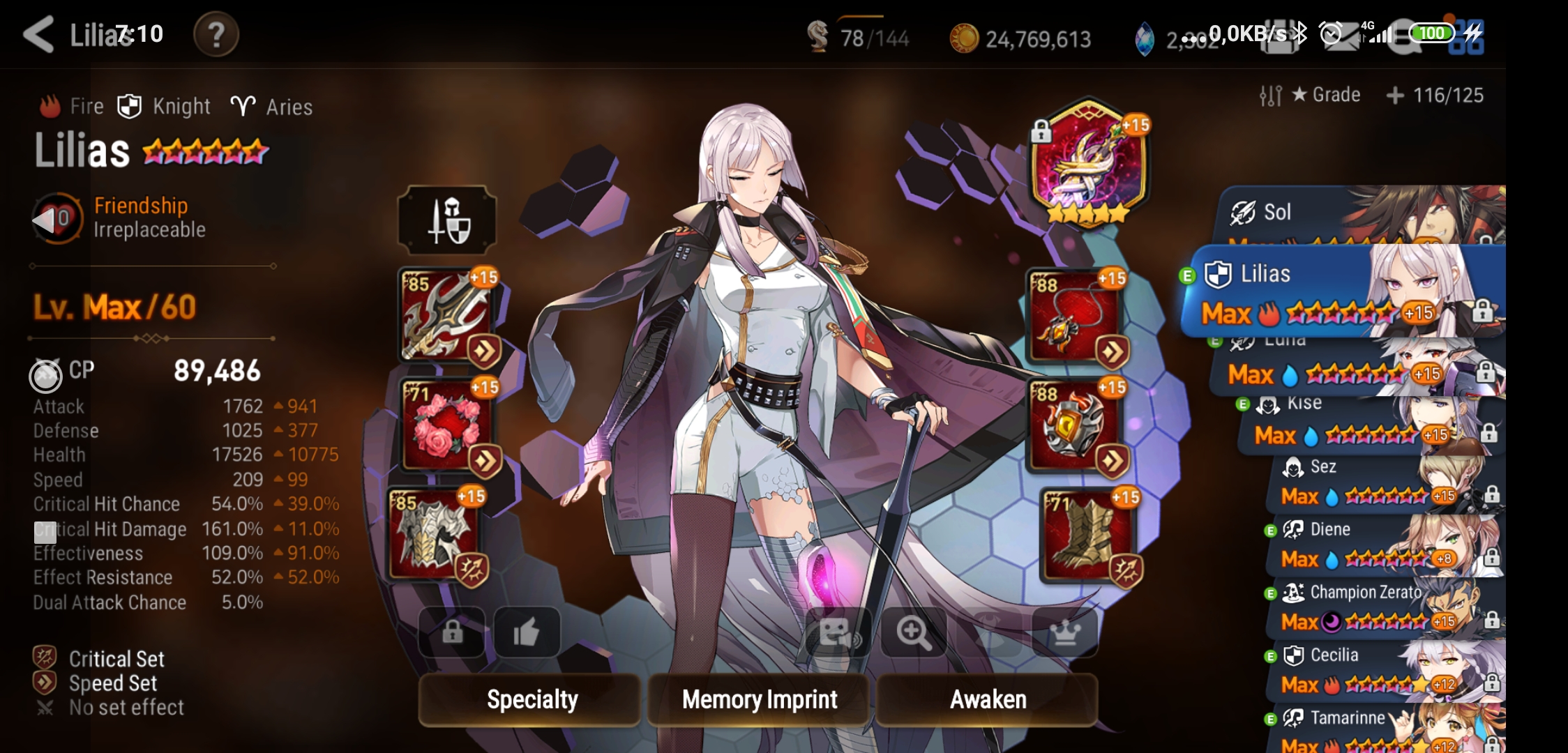 Did i build lilias right