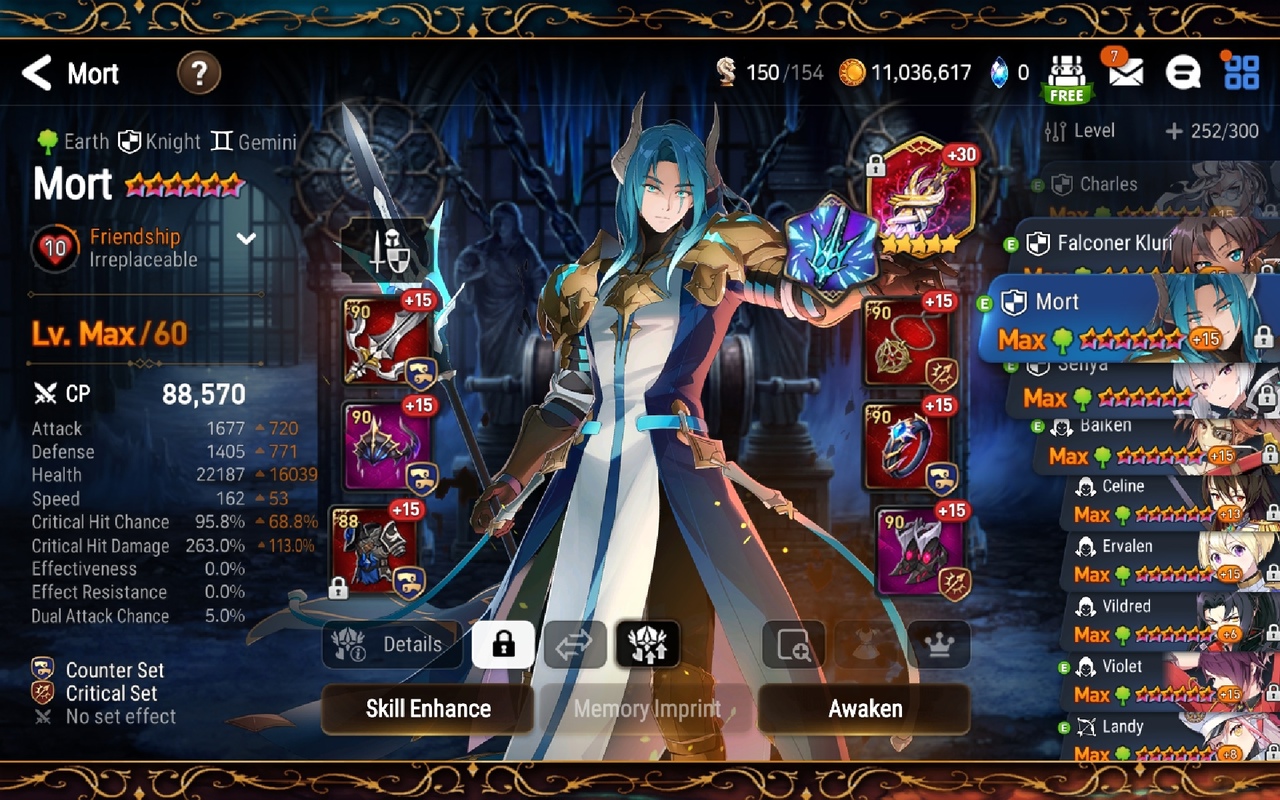 Preparing some gears for Mort Buff