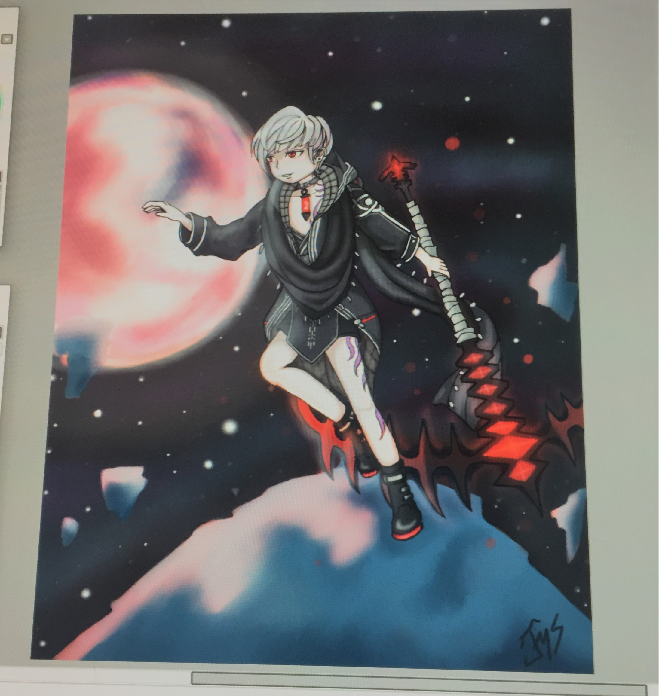 Haste -fanArt- One day I will summon you