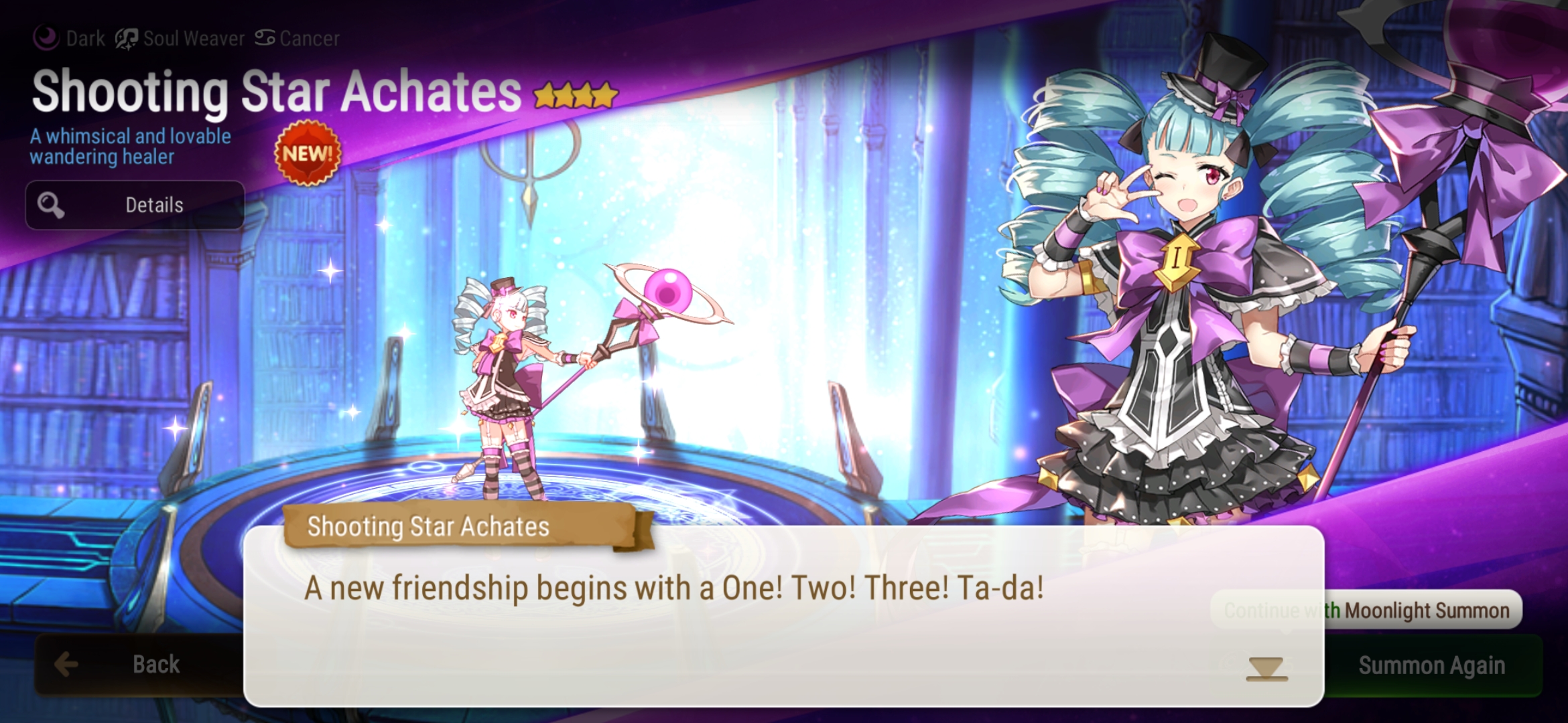 OWUUUU!!!~ I got shooting star Achates!!!~~ 😍😍 ️ ️🐗🐽