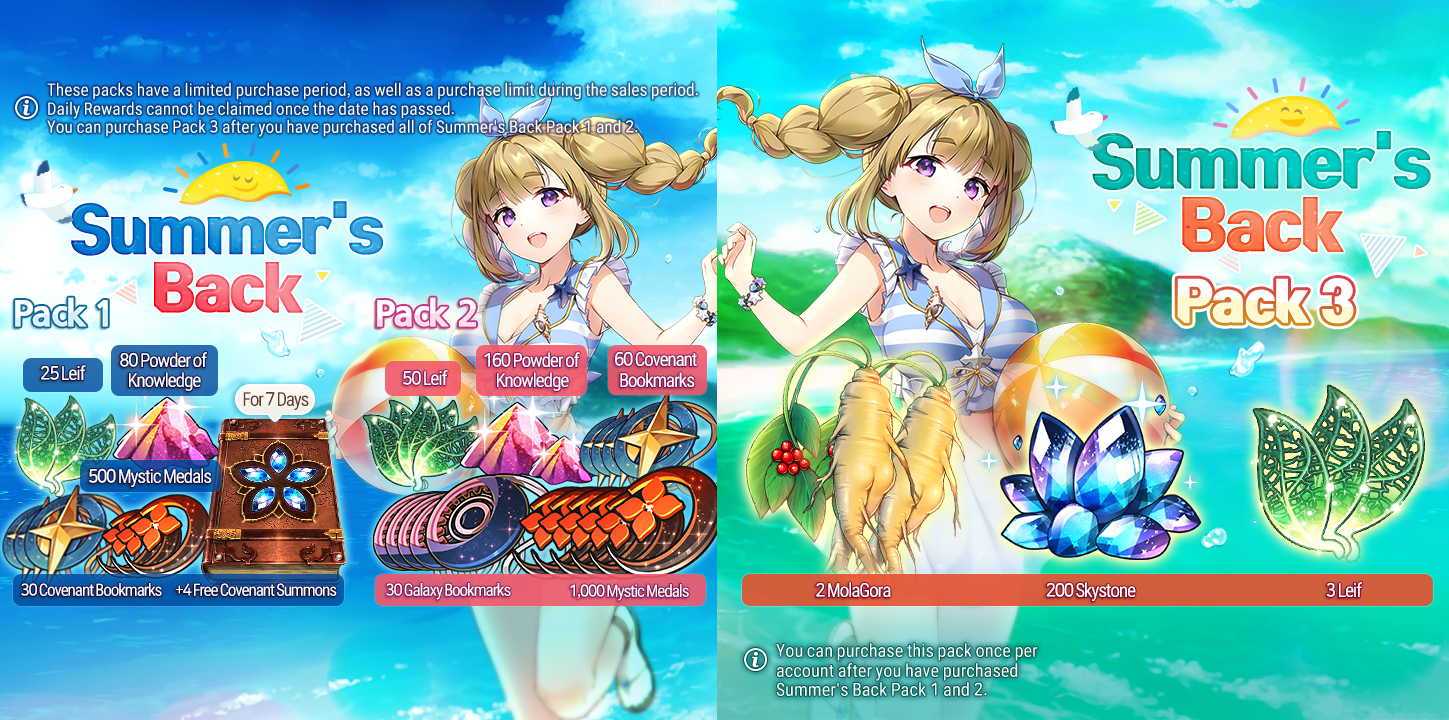 Limited Summer's Back Pack